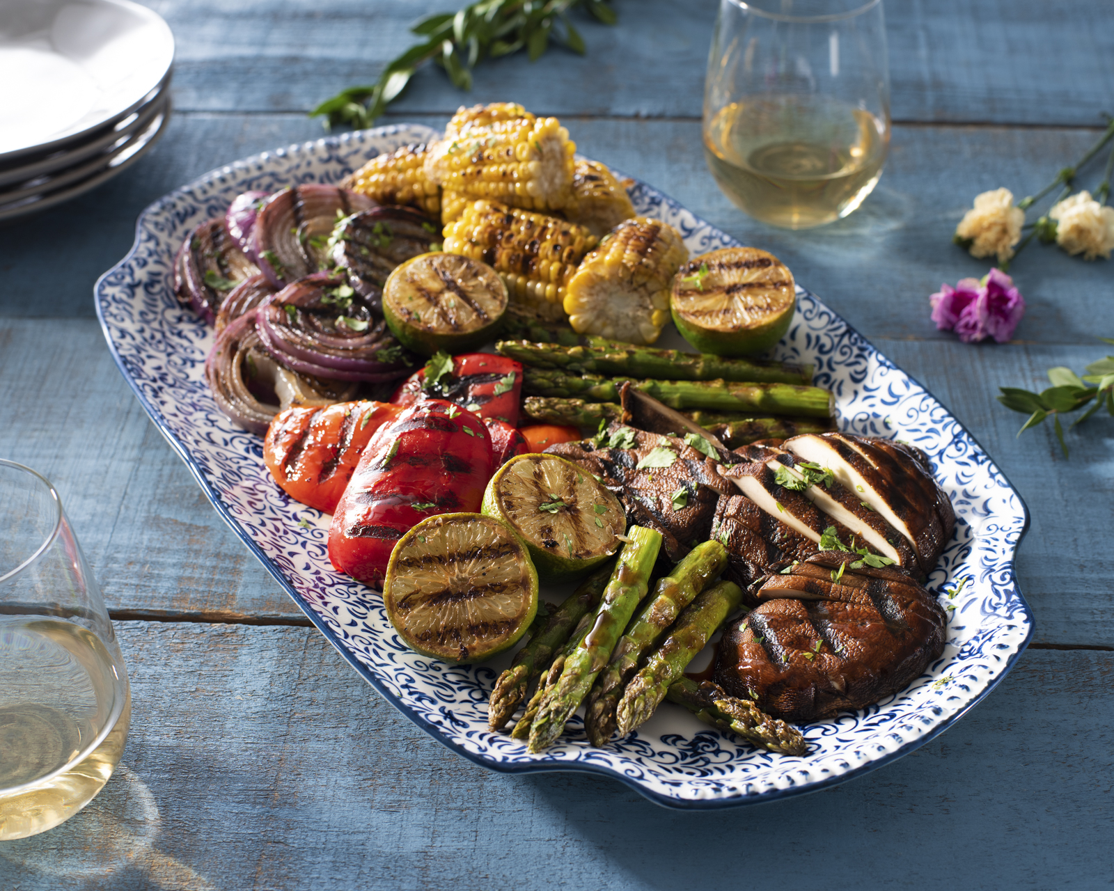 Grilled Teriyaki Mixed Veggie Platter | Ready Set Eat